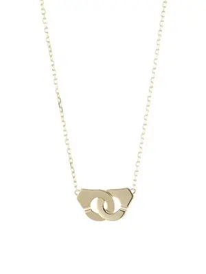 DINH VAN Ottes R8 18k Yellow Handcuff Chain Necklace - Gold