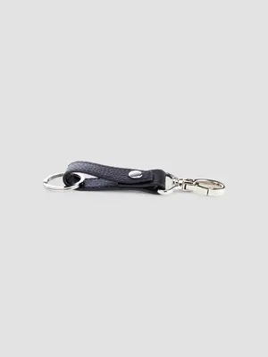 ROYCE NEW YORK Leather Valet Key Chain - Black