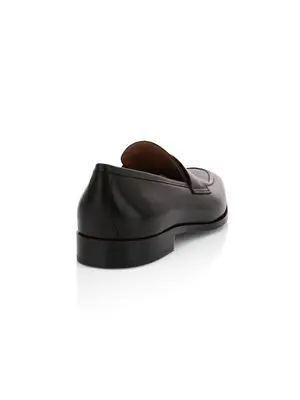 To Boot New York Tesoro Leather Penny Loafers - Cloud Nero