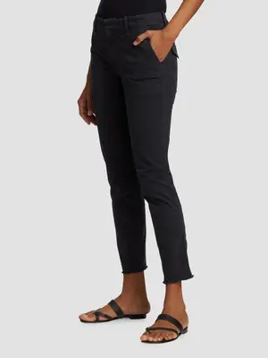 NILI LOTAN Jenna Cotton Pants - Carbon