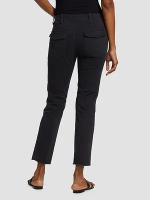 NILI LOTAN Jenna Cotton Pants - Carbon