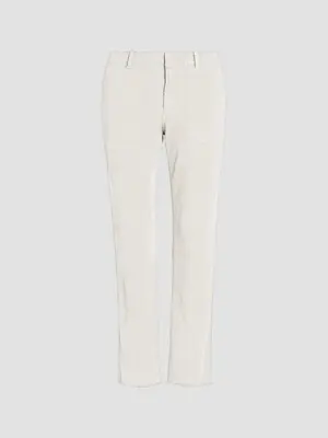 NILI LOTAN Jenna Cotton Pants - Eggshell