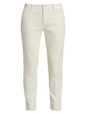 NILI LOTAN Jenna Cotton Pants Winter White