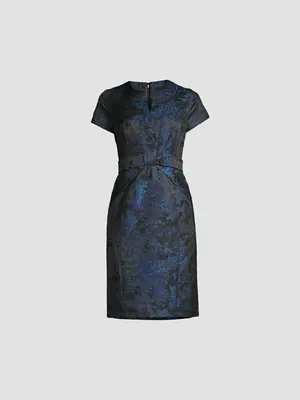 Shani Jacquard Sheath Dress
