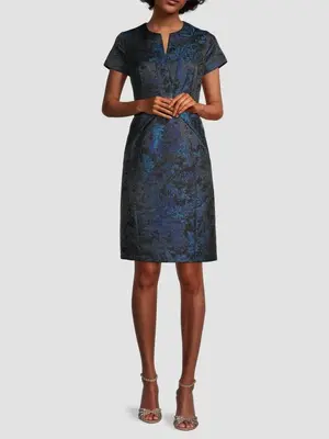 Shani Jacquard Sheath Dress