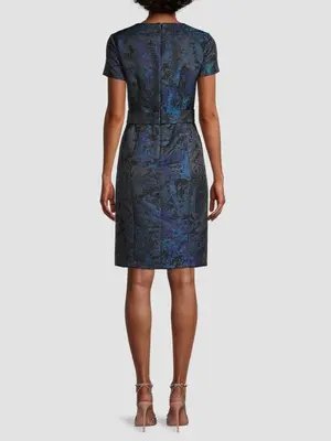 Shani Jacquard Sheath Dress