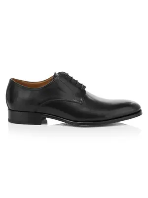 To Boot New York Declan Leather Derbys - Cloud Nero