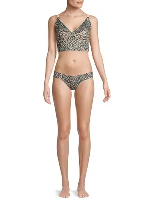 Hanky Panky Classic Leopard Lace Low-rise Thong