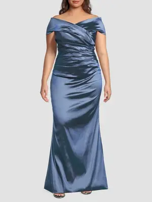 Rickie Freeman For Teri Jon Taffeta Gown