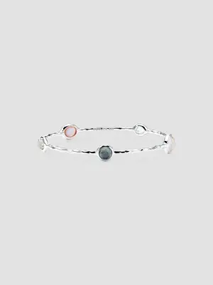 Ippolita Rock Candy Sterling & Gemstone Bangle - Sabbia