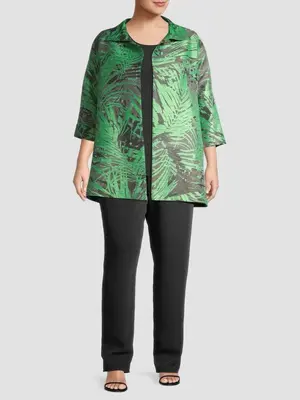 Caroline Rose Suzette Crepe Straight Pants