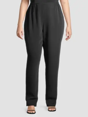 Caroline Rose Suzette Crepe Straight Pants