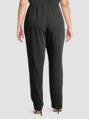 Caroline Rose Suzette Crepe Straight Pants