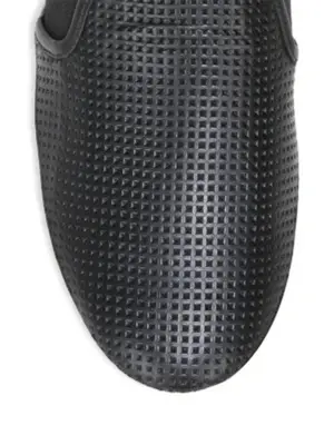 Vince Blair Perforated Leather Slip-on Sneakers - White