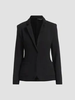 Majestic Filatures French Terry Single-button Blazer - Noir