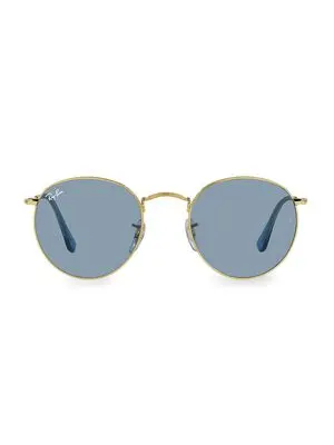 Ray-ban Rb3447 50mm Round Sunglasses Blue