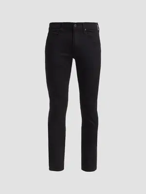 Paige Lennox Stretch Slim-fit Jeans - Black Shadow