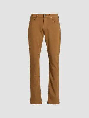 Paige Lennox Stretch Slim-fit Jeans - Laurel Tan