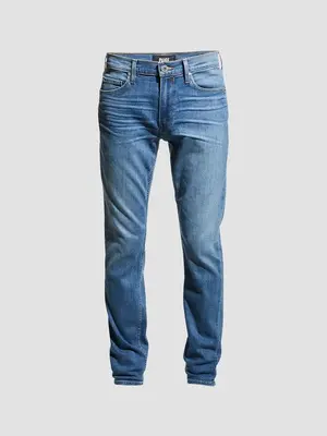 Paige Lennox Stretch Slim-fit Jeans - Medium Blue