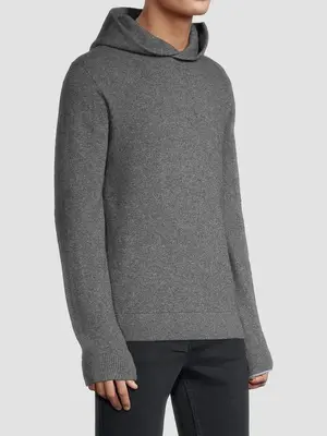 Greyson Koko Wool & Cashmere Hoodie - Dark Grey