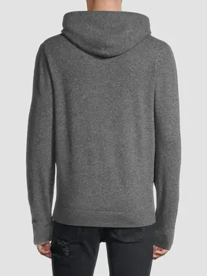 Greyson Koko Wool & Cashmere Hoodie - Dark Grey