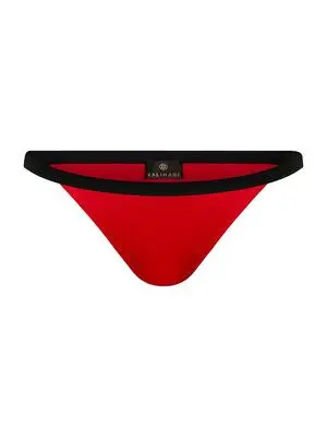 VALIMARE Women's St. Barths Bikini Bottom - Black  Red