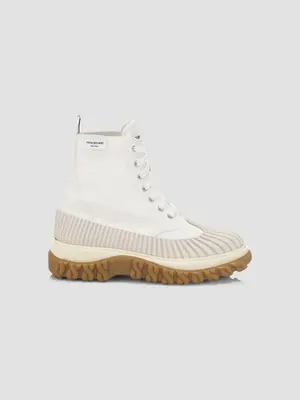 Thom Browne Chelsea Duck Boots - White