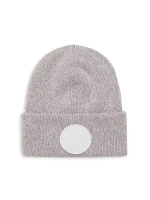 Canada Goose Arctic Disc Wool Beanie Moonstone Grey