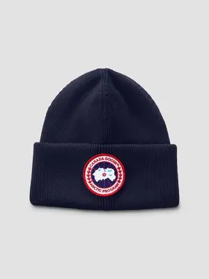 Canada Goose Arctic Disc Wool Beanie - Navy
