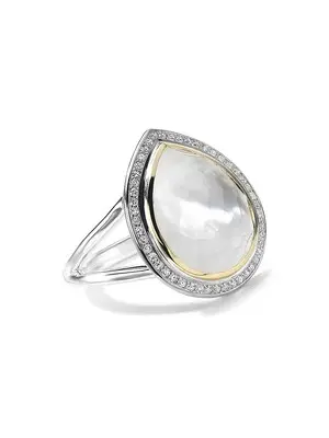 Ippolita Chimera Sterling 18k Yellow Gold & Multi-stone Ring - Silver