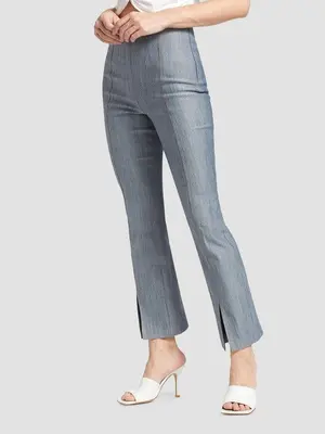 Cinq À Sept Laurie Stretch Flared Pant - Light Indigo