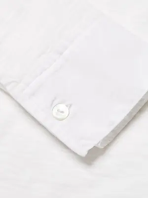 Theory Riduro Organic Cotton Shirt - White