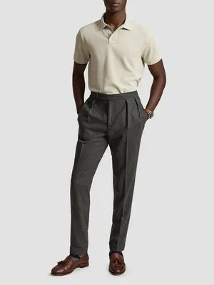 Polo Ralph Lauren Cotton Mesh Polo Shirt - Classic Stone