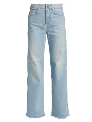 Veronica Beard Women's Taylor High-Rise Stretch Wide-Leg Jeans - Blue  Aire