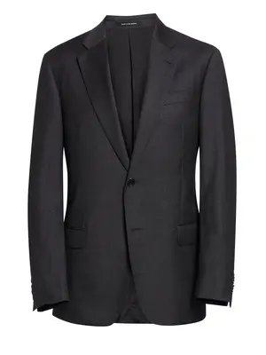 Emporio Armani G-line Super 130s Wool Two-button Slim-fit Suit - Black