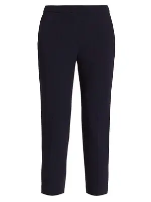 Theory Treeca Pull-on Ankle Trousers Deep Navy