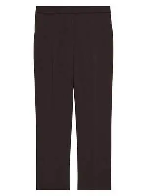 Theory Treeca Pull-on Ankle Trousers Hickory