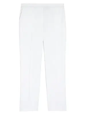 Theory Treeca Pull-on Ankle Trousers Hydrangea