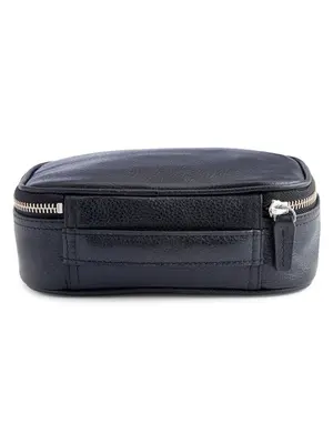 ROYCE NEW YORK Zippered Travel Tech Organizer Case - Black