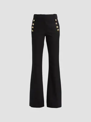 Derek Lam 10 Crosby Robertson Flare Pants - Black