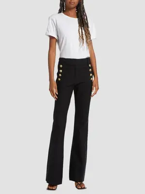 Derek Lam 10 Crosby Robertson Flare Pants - Black