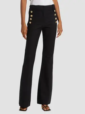 Derek Lam 10 Crosby Robertson Flare Pants - Black