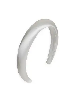JENNIFER BEHR Tori Headband In Satin Cream
