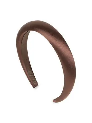 JENNIFER BEHR Tori Headband In Satin Espresso
