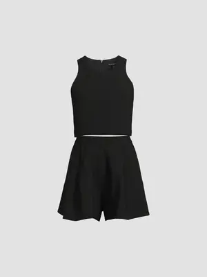 Black Halo Women's Black Halo X Laurel Berman Sanibel Two-Piece Romper - Vibrant Pink Black