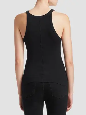 RE/DONE The Ribbed Tank - Black