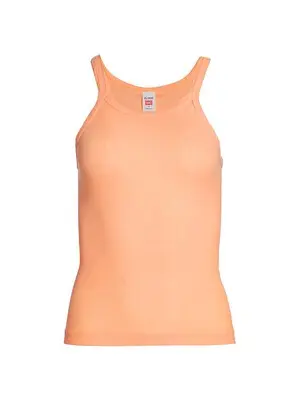 RE/DONE The Ribbed Tank Faded Sorbet