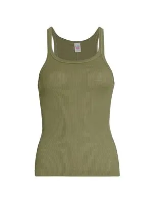RE/DONE The Ribbed Tank Sage