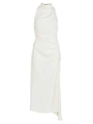 A.L.C. Inez Satin Halter Dress
