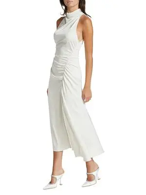 A.L.C. Inez Satin Halter Dress